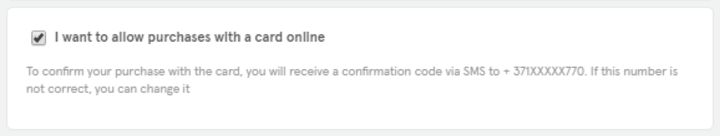 Card help page | Luminor