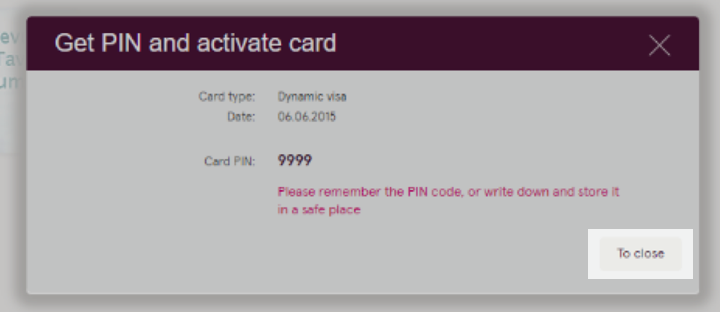 Card help page | Luminor