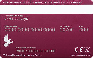 Luminor debetkarte | Luminor